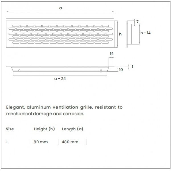 Grila de aerisire - Darel.ro