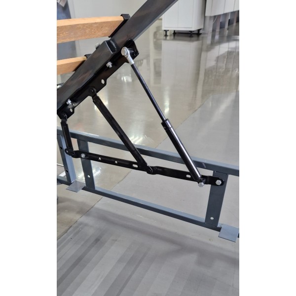 Somiera rabatabila cu lada metalica - Darel.ro